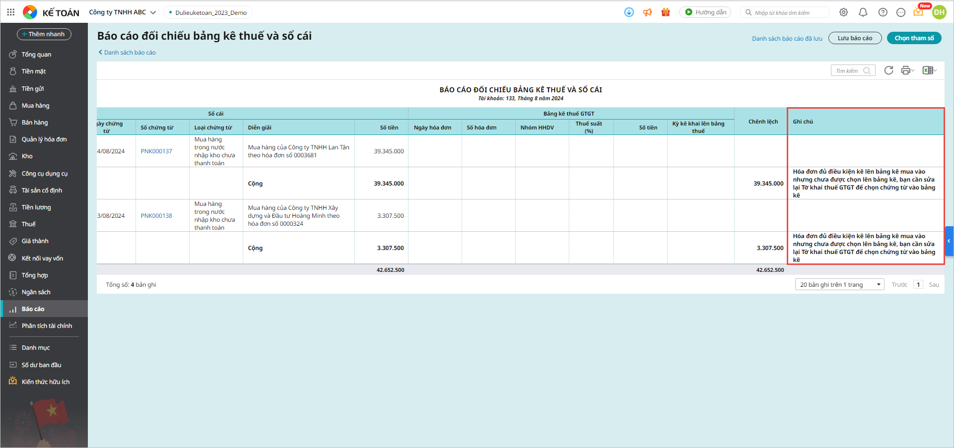 Các tiện ích khác – AMIS Kế toán HTX